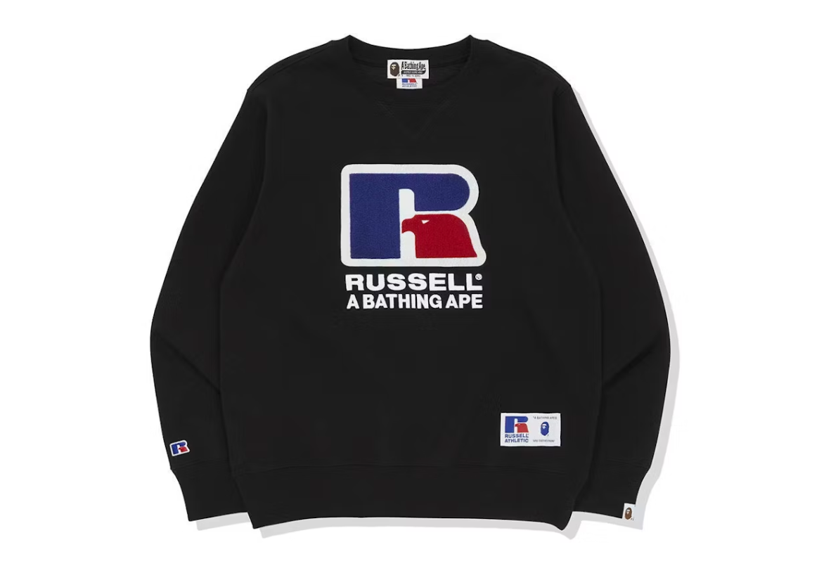 BAPE x Russell Crewneck Black – Hotbox | Buy-Sell-Trade