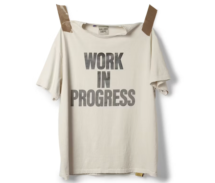 Gallery Dept. WORK IN PROGRESS T-shirt – Hotbox | Buy-Sell-Trade