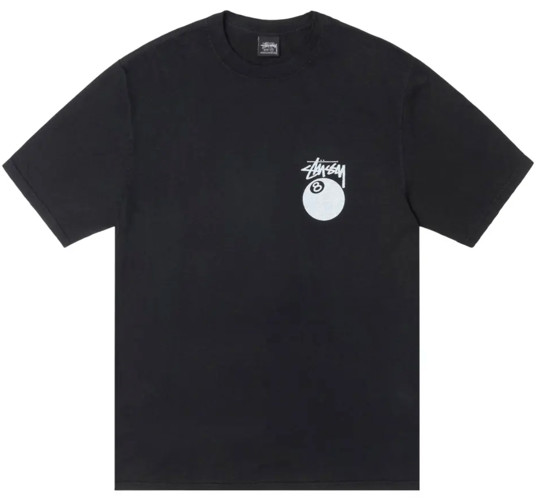 Stussy 8 Ball Tee 'Black' – Hotbox | Buy-Sell-Trade
